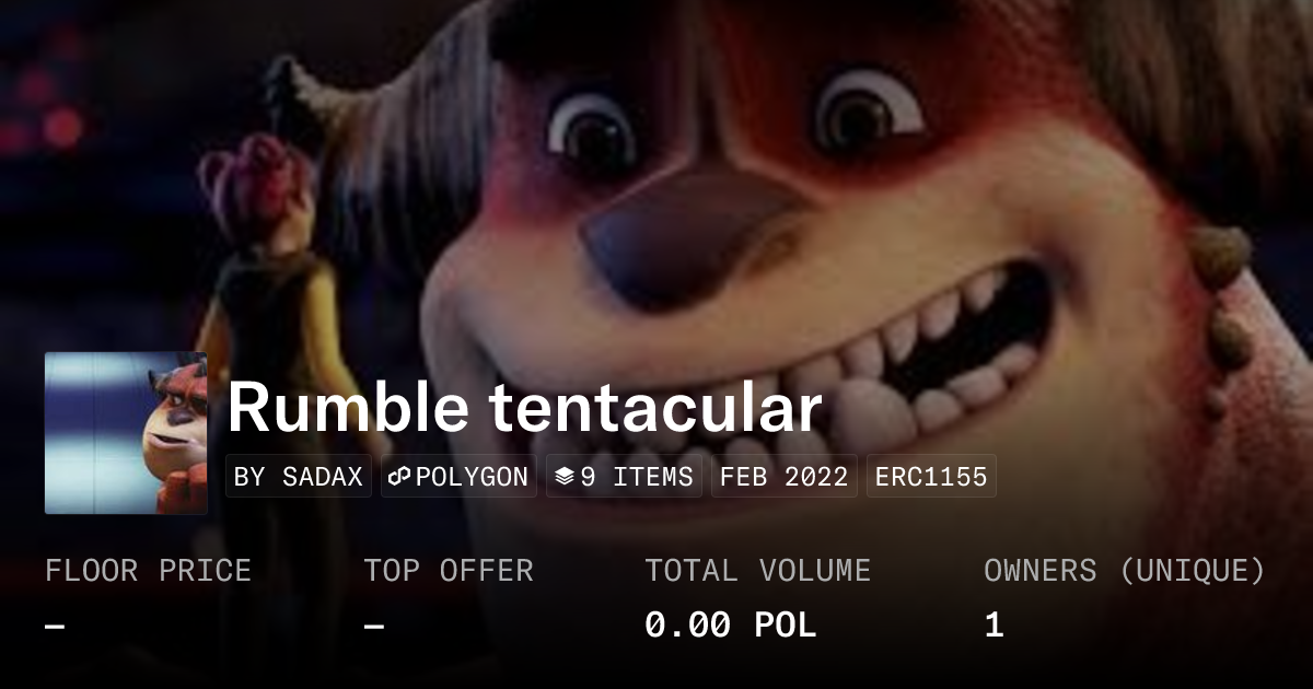 Rumble tentacular - Collection | OpenSea