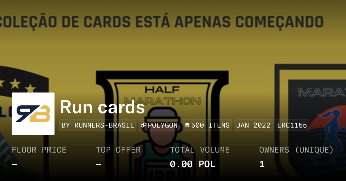 Run cards - Collection | OpenSea