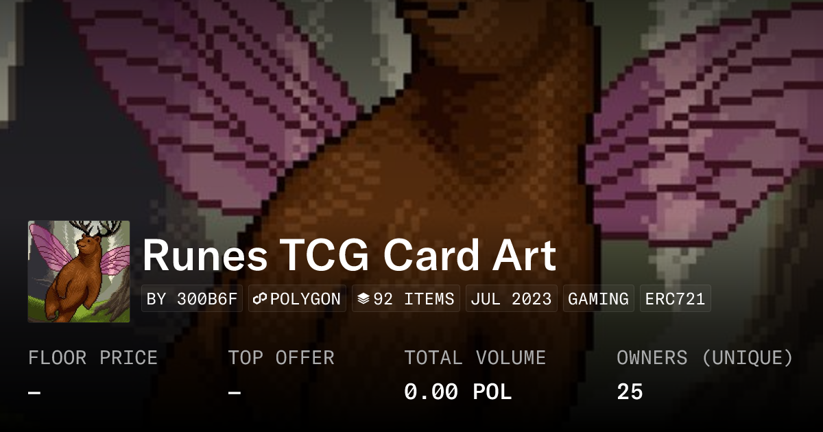 Runes TCG Card Art - Collection | OpenSea