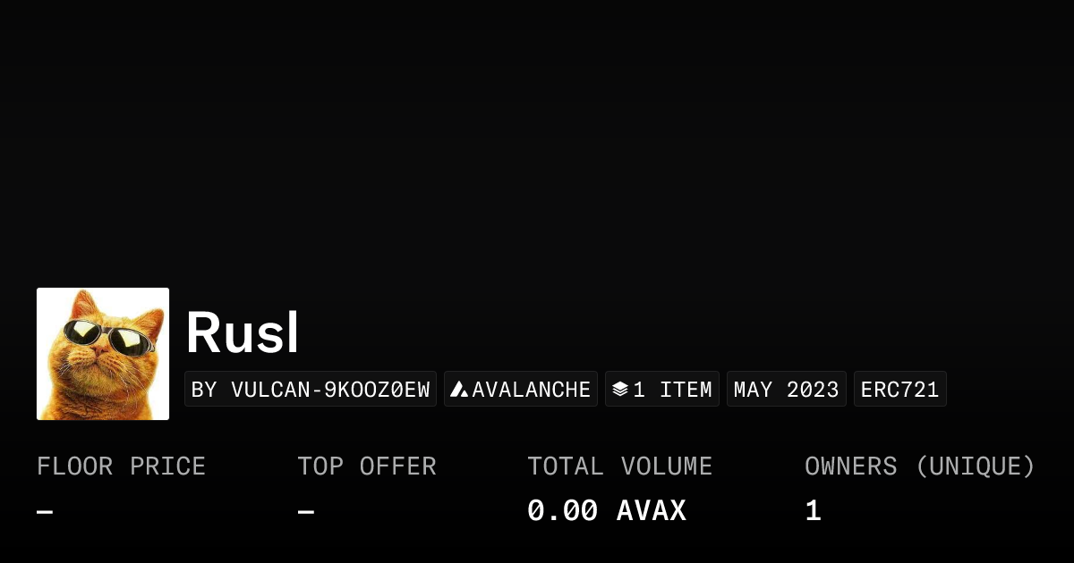 Rusl - Collection | OpenSea