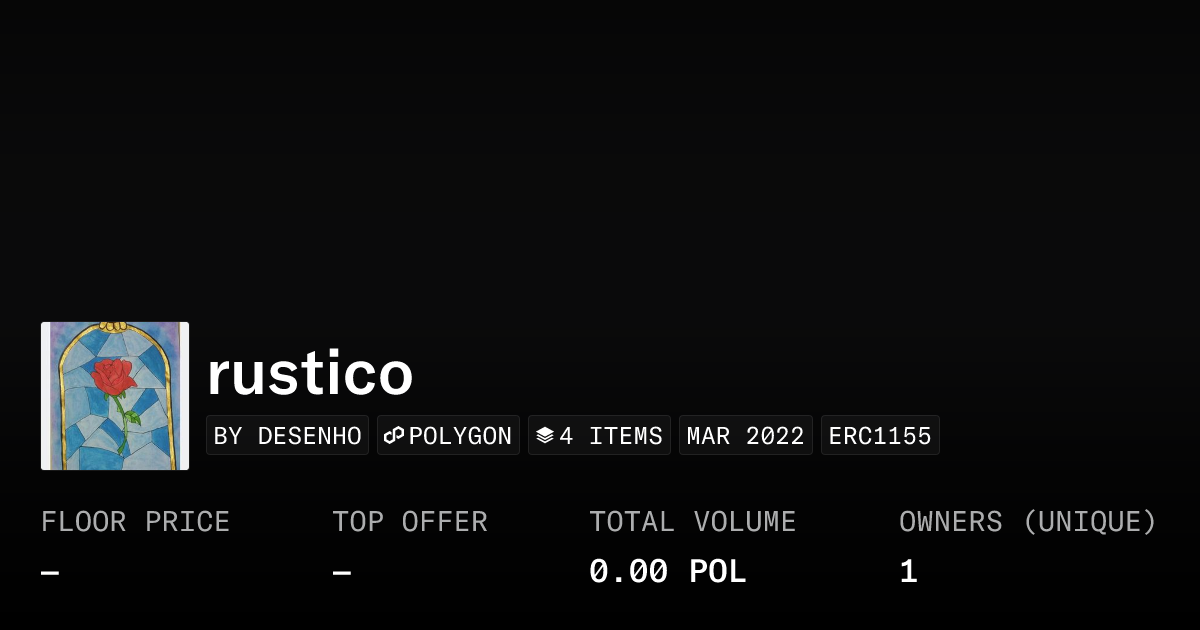 rustico - Collection | OpenSea