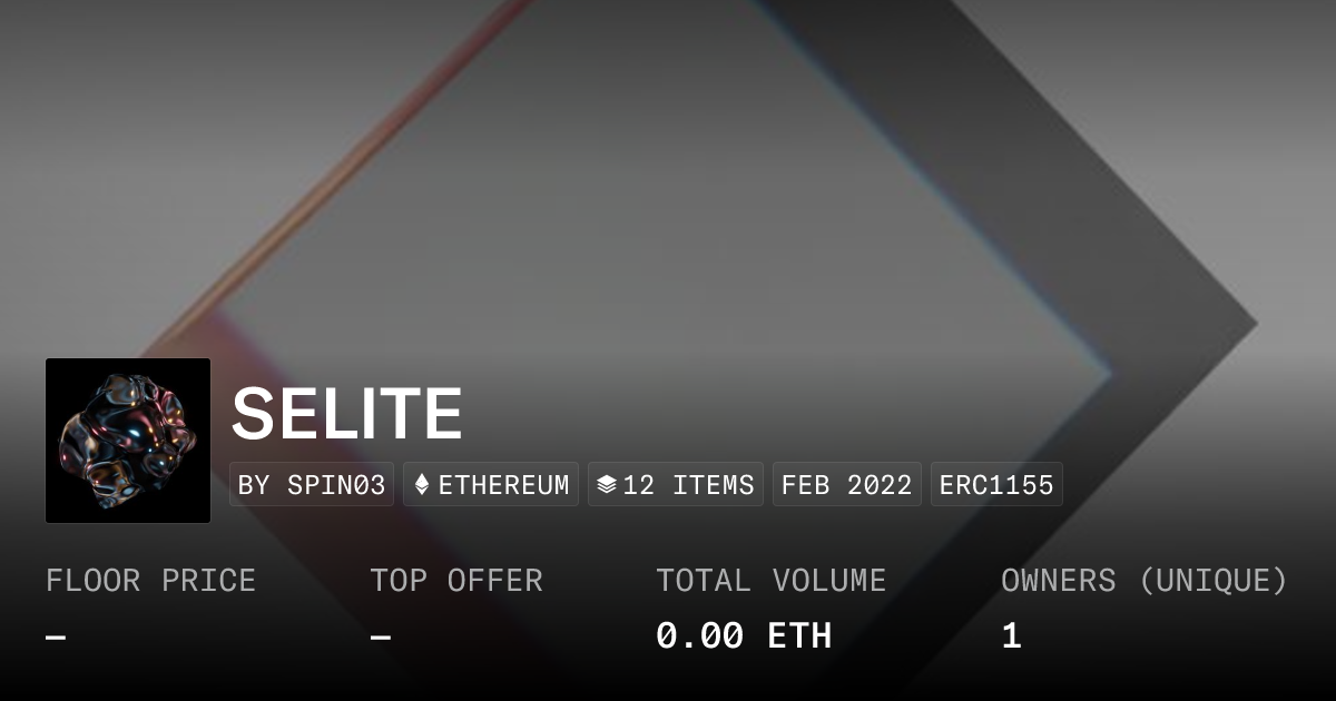 SELITE - Collection | OpenSea