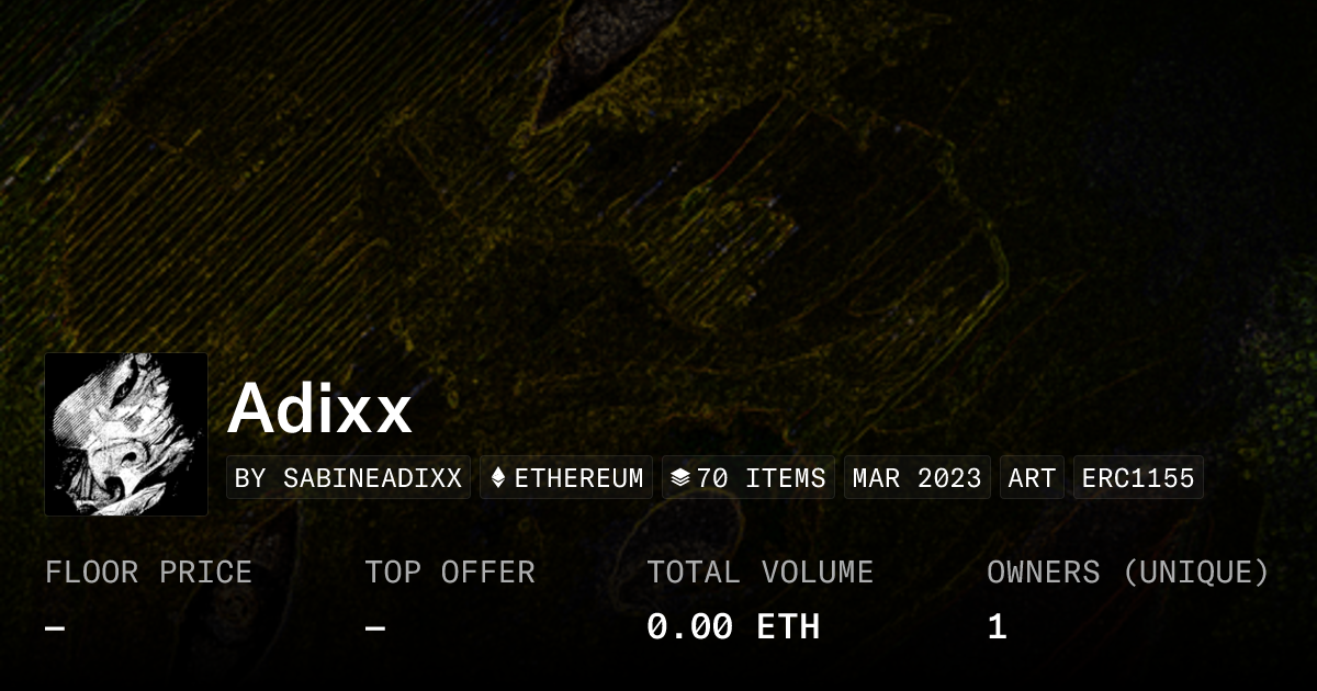 Adixx - Collection | OpenSea