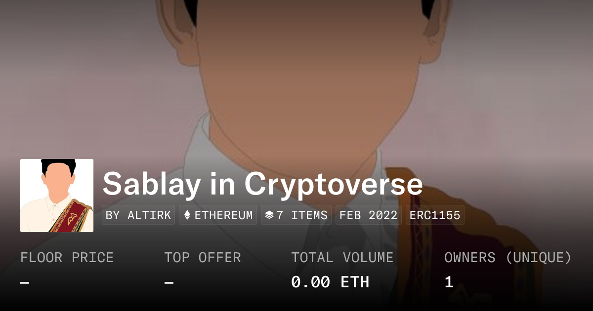 Sablay in Cryptoverse - Collection | OpenSea