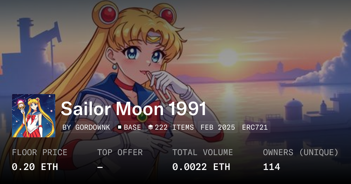 Sailor Moon 1991 - Collection | OpenSea