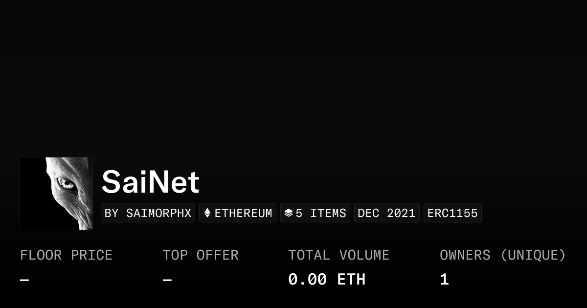 SaiNet - Collection | OpenSea