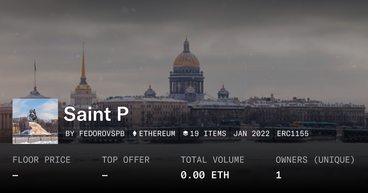 Saint P - Collection | OpenSea