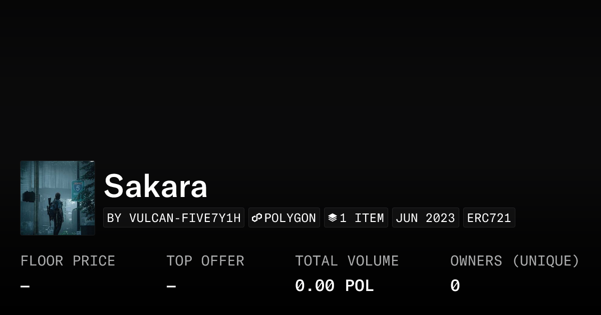 Sakara - Collection | OpenSea