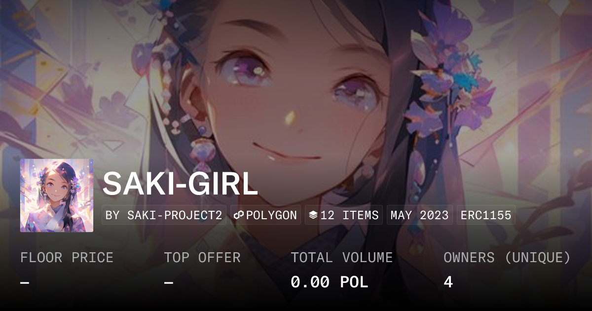 SAKI-GIRL - Collection | OpenSea