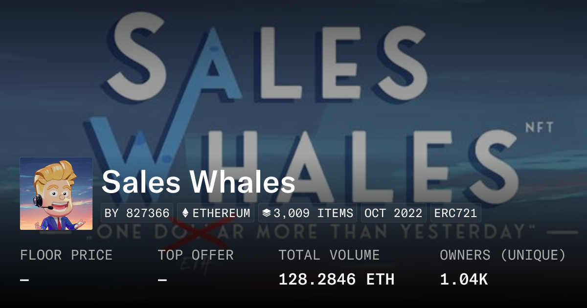Sales Whales - Collection | OpenSea