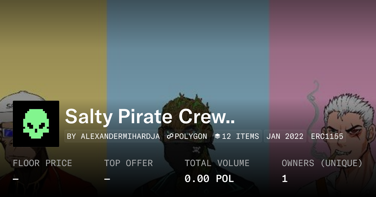 Salty Pirate Crew.. - Collection | OpenSea