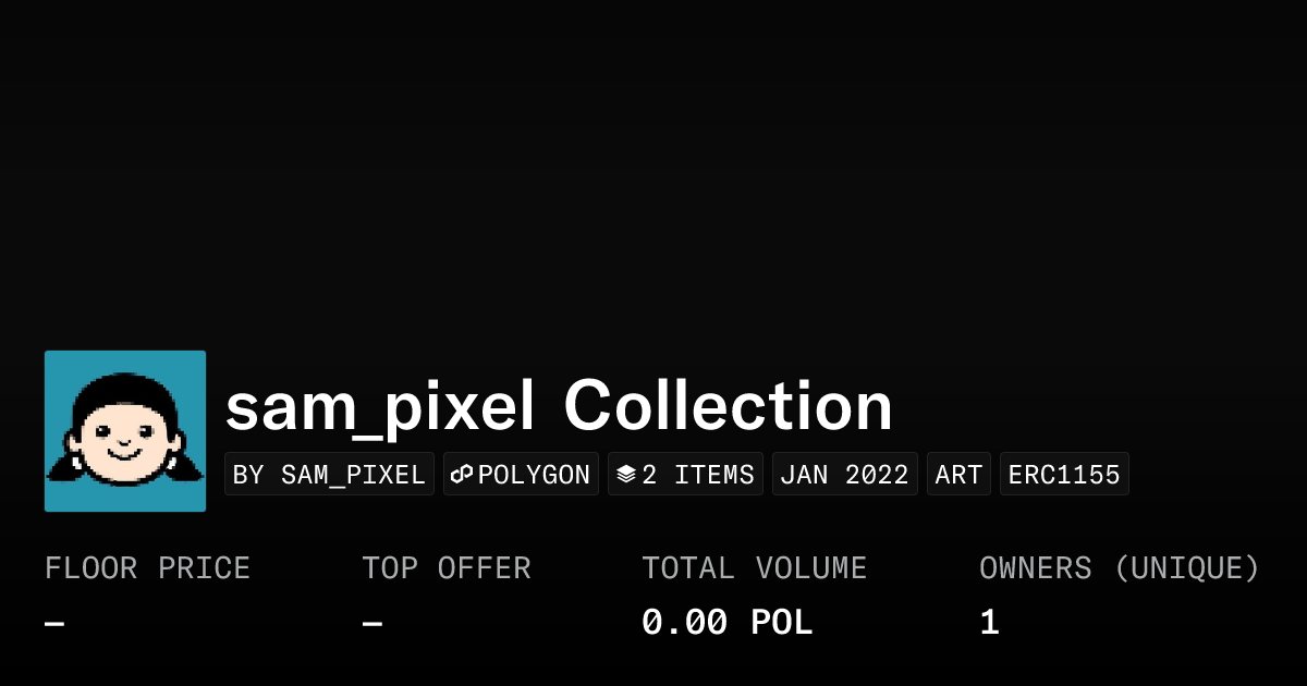 sam_pixel Collection - Collection | OpenSea