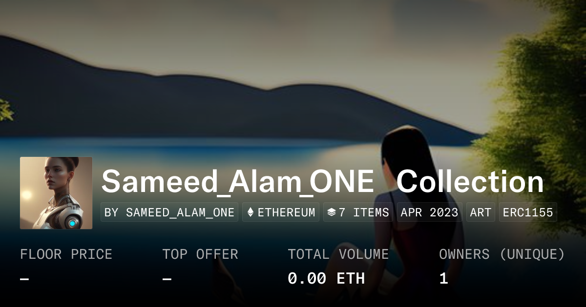 Sameed_Alam_ONE Collection - Collection | OpenSea