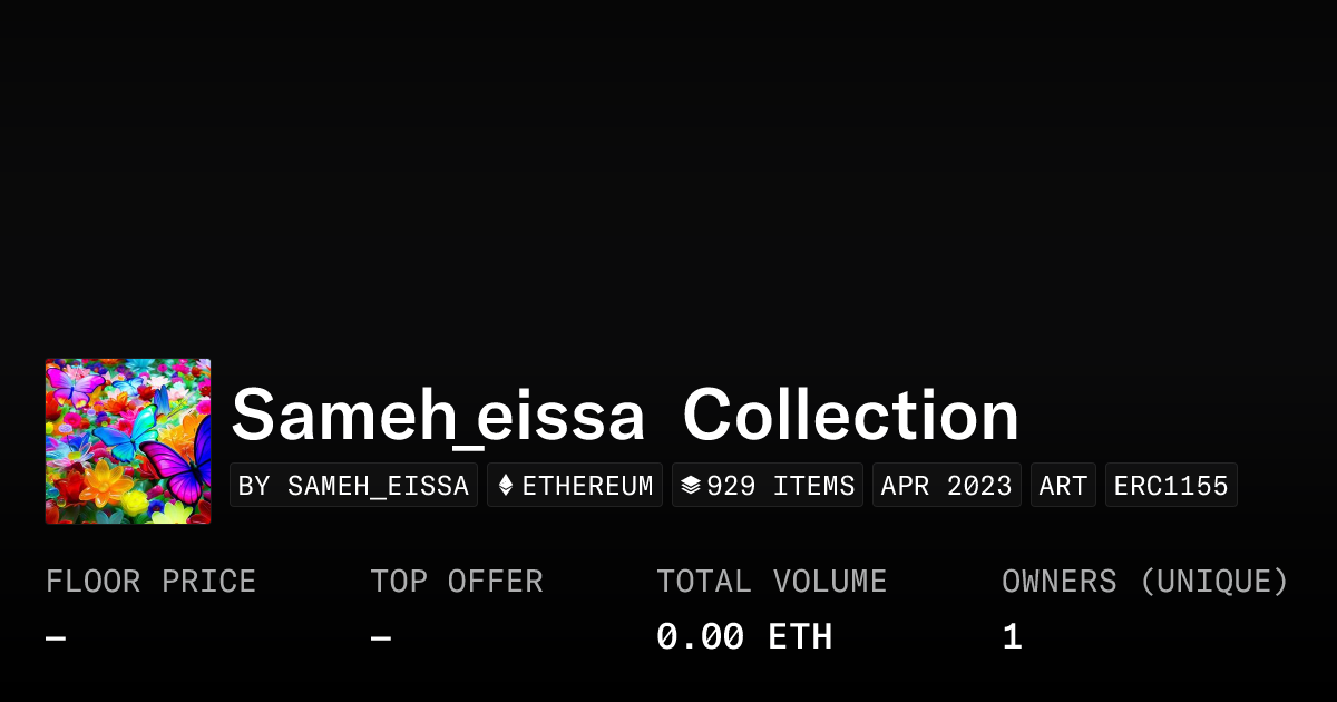 Sameh_eissa Collection - Collection | OpenSea