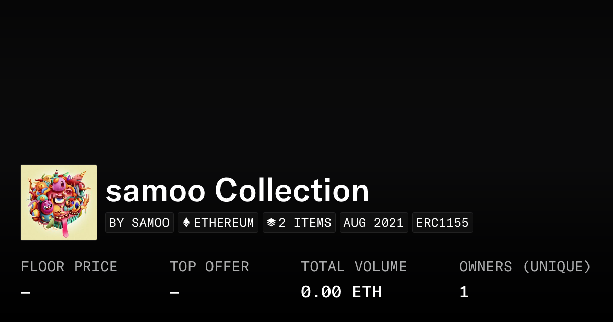 samoo Collection - Collection | OpenSea