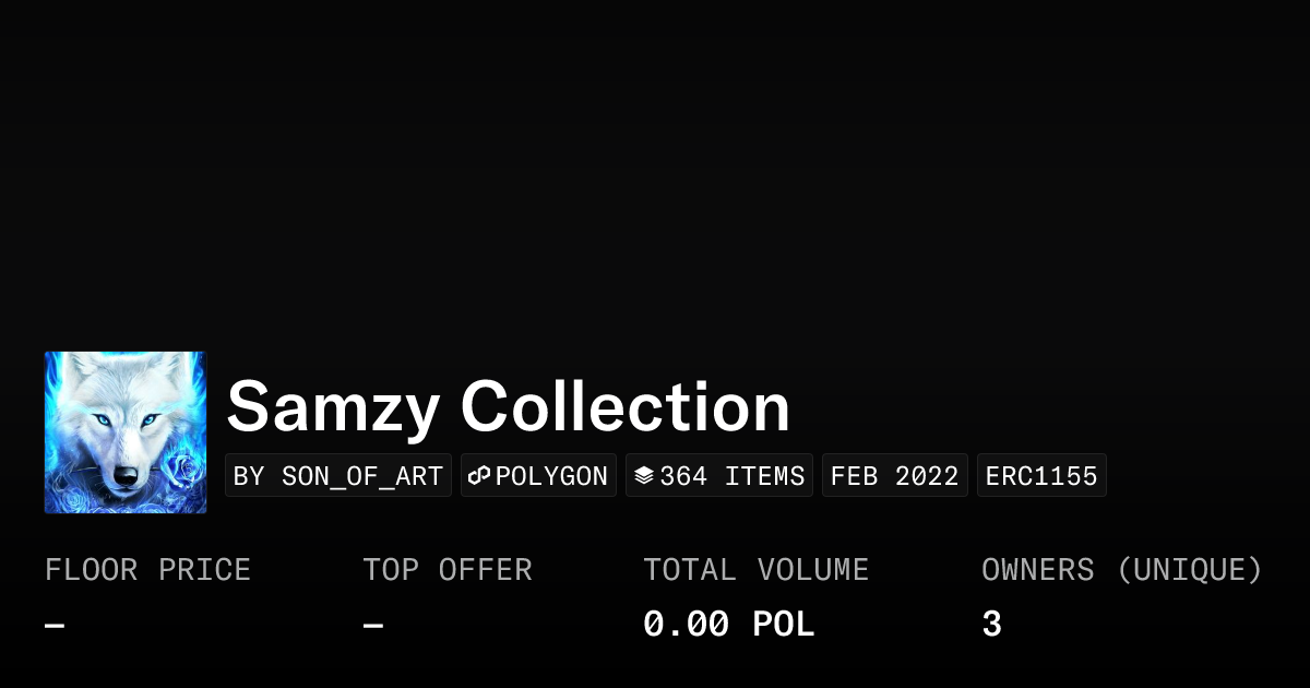 Samzy Collection - Collection | OpenSea