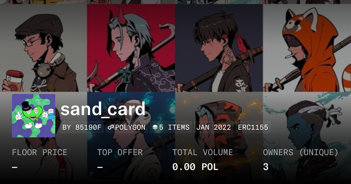 sand_card - Collection | OpenSea