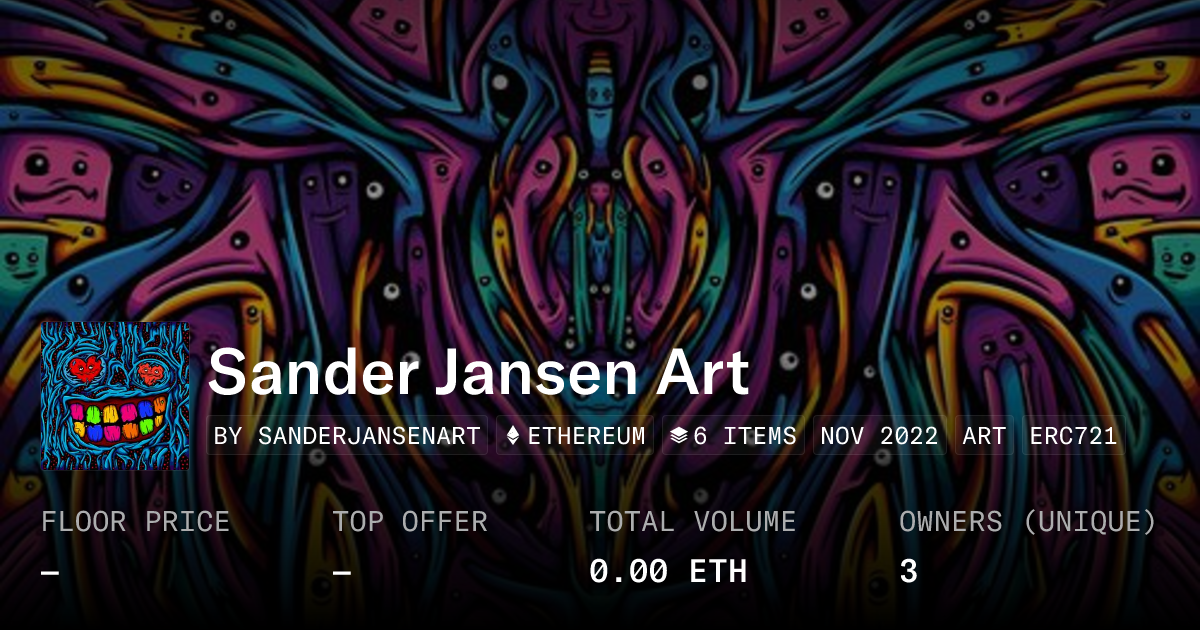 Sander Jansen Art - Collection | OpenSea