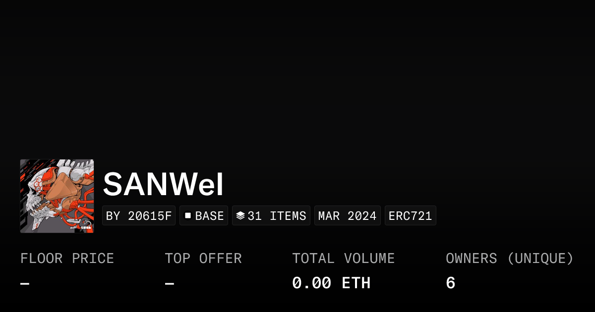 SANWeI - Collection | OpenSea