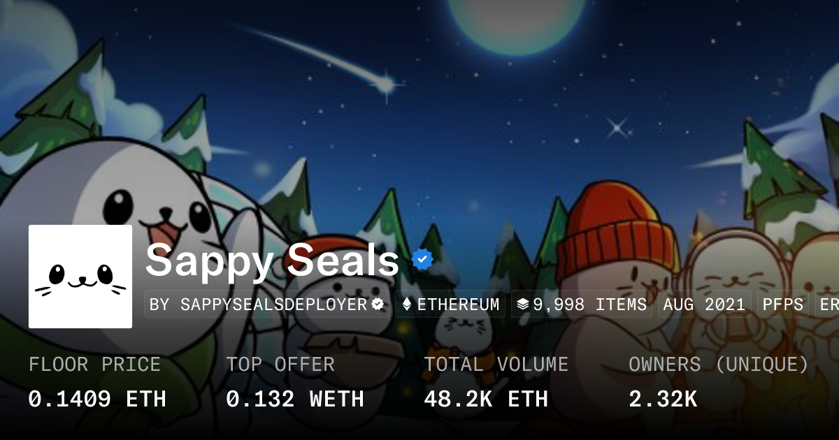 Sappy Seals - Collection | OpenSea