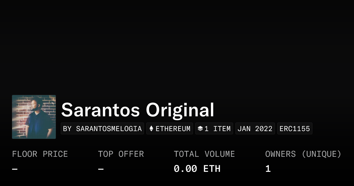 Sarantos Original - Collection | OpenSea