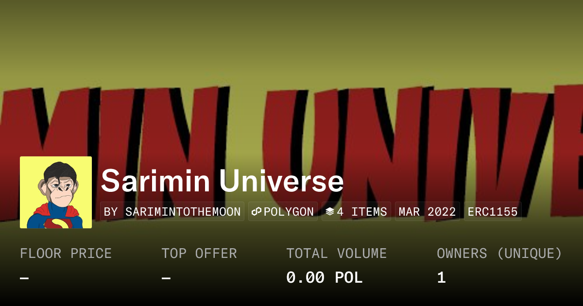 Sarimin Universe - Collection | OpenSea
