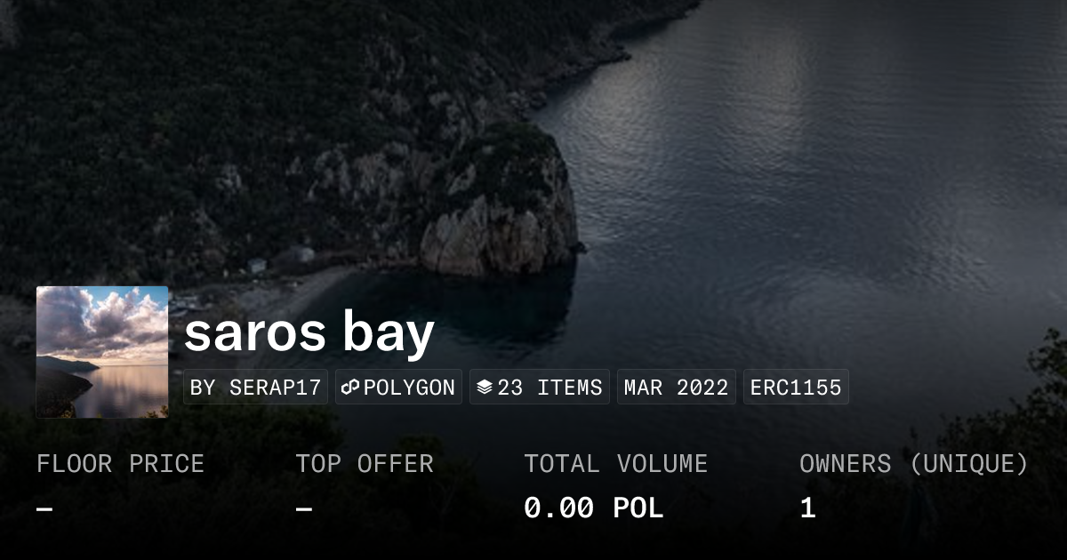 saros bay - Collection | OpenSea