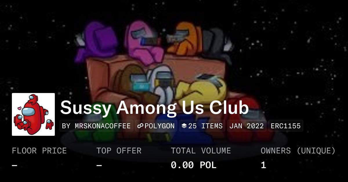 Sussy Among Us Club - Collection | OpenSea