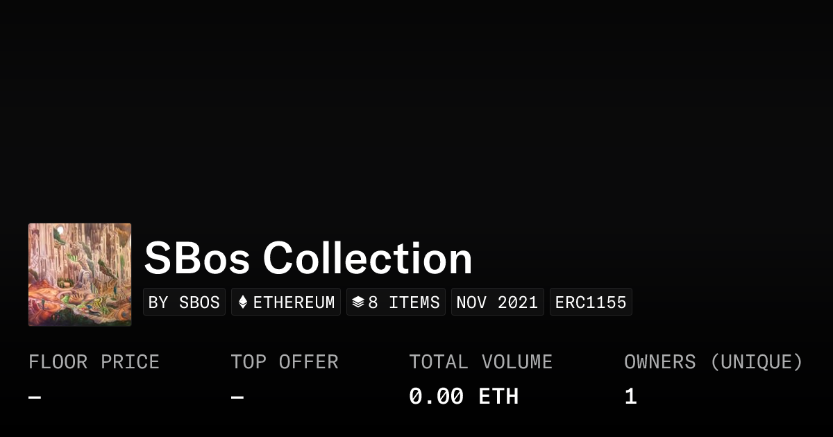 SBos Collection - Collection | OpenSea