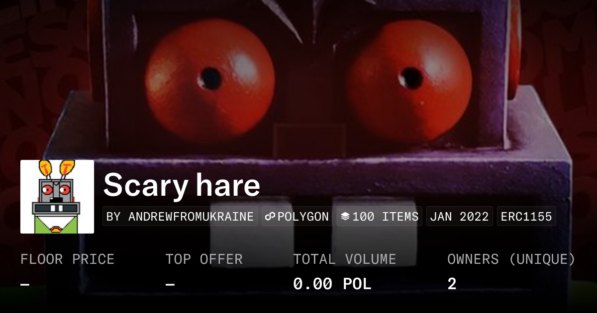 Scary hare - Collection | OpenSea