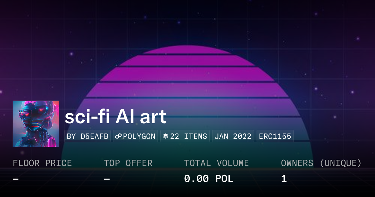 sci-fi AI art - Colección | OpenSea