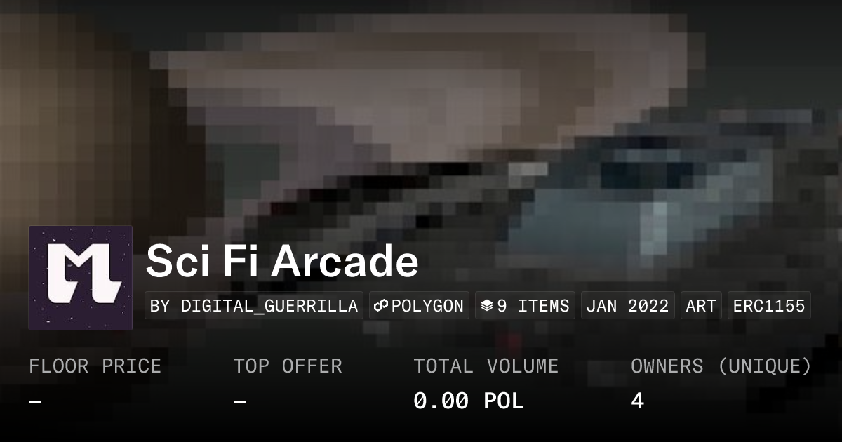 Sci Fi Arcade - Collection | OpenSea