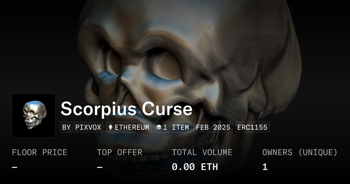 Scorpius Curse - Collection | OpenSea