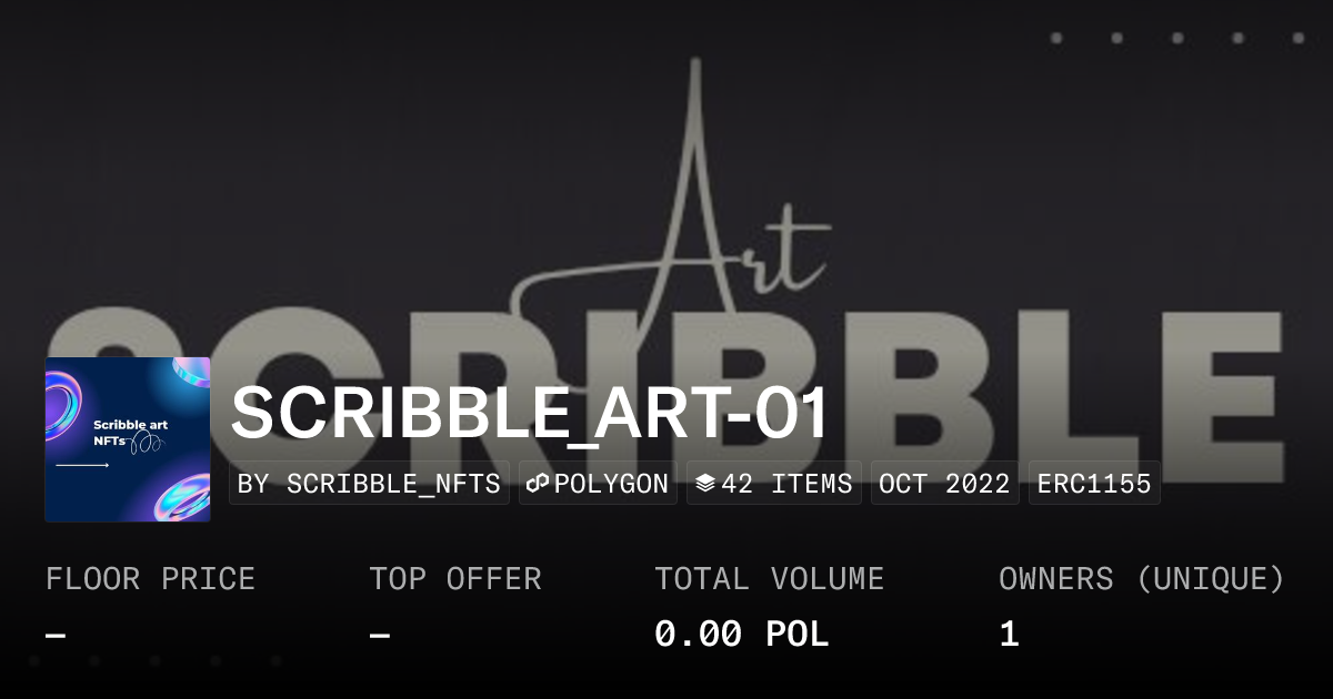 SCRIBBLE_ART-01 - Collection | OpenSea