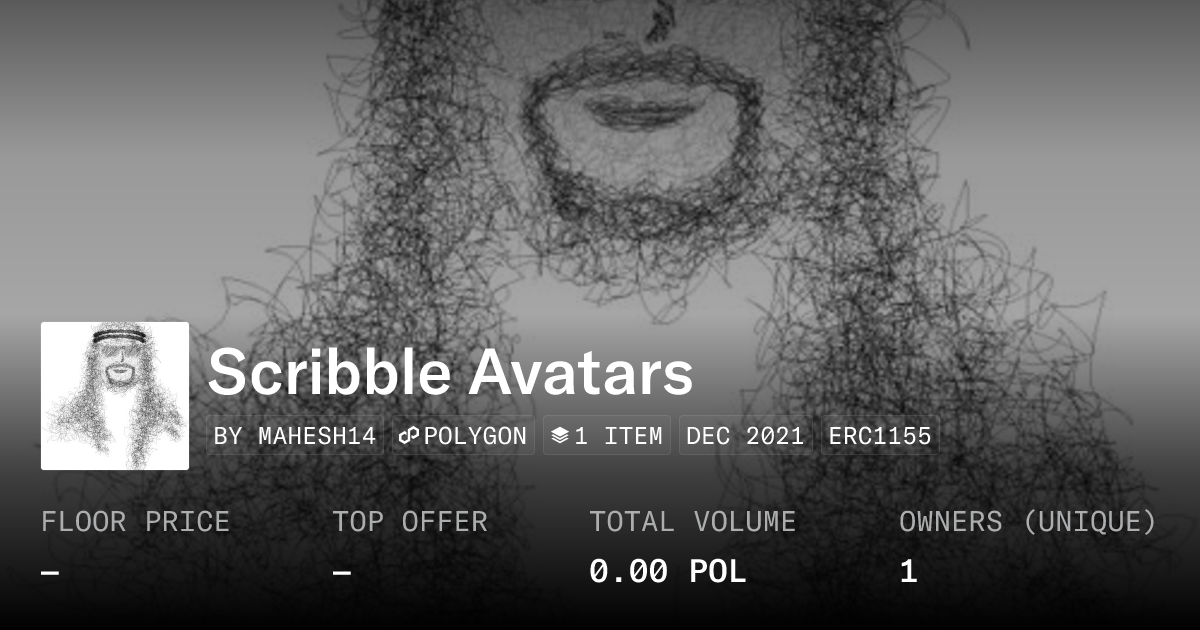 Scribble Avatars - Collection | OpenSea