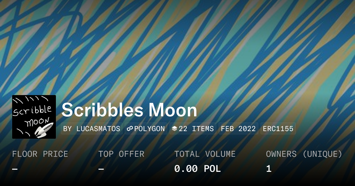 Scribbles Moon - Collection | OpenSea