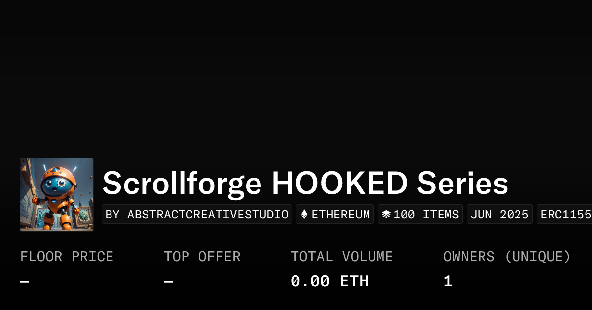 Scrollforge HOOKED Series - Collection | OpenSea