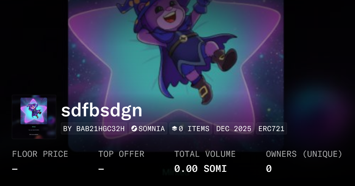 sdfbsdgn - Collection | OpenSea