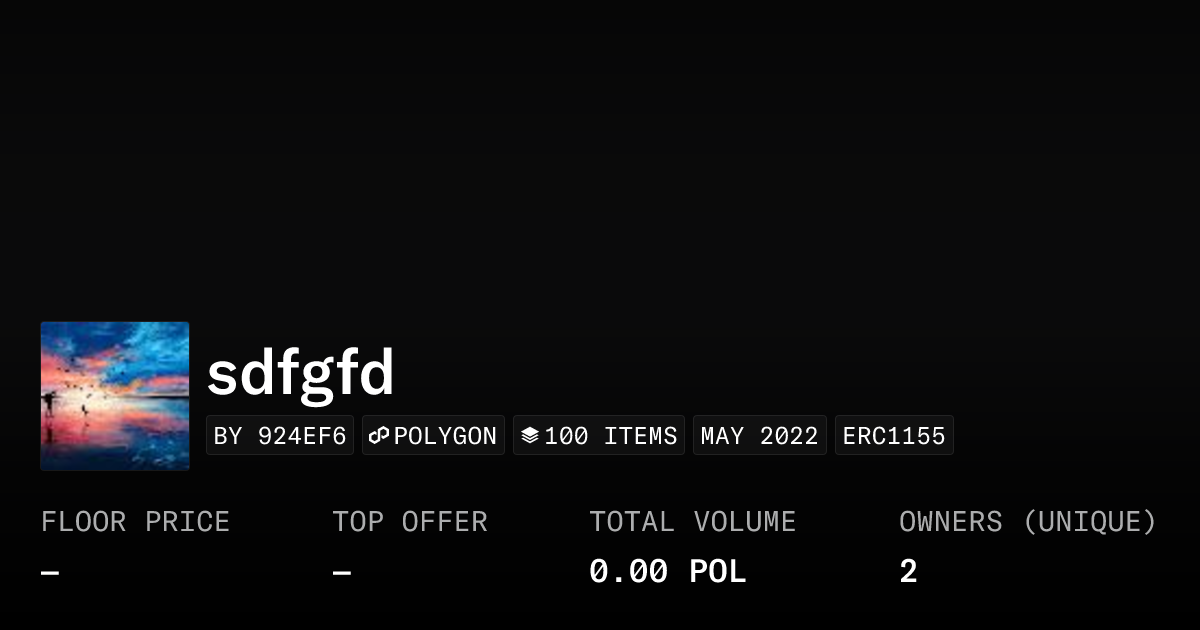 sdfgfd - Collection | OpenSea