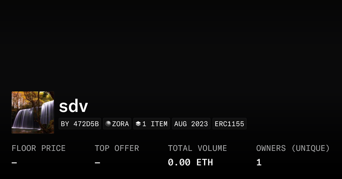 sdv - Collection | OpenSea