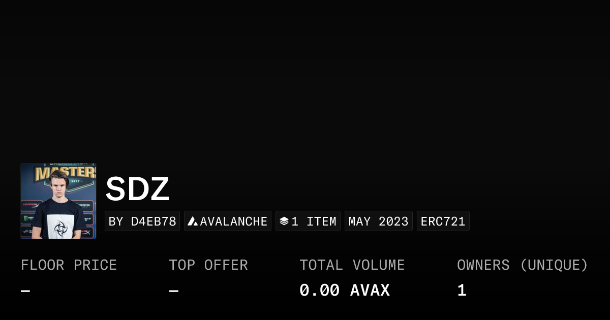 SDZ - Collection | OpenSea