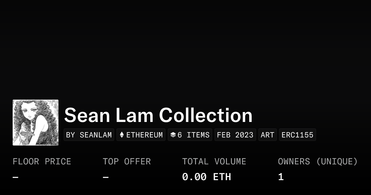 Sean Lam Collection - Collection | OpenSea