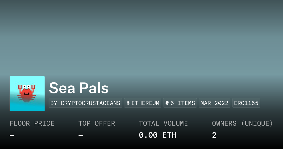 Sea Pals - Collection | OpenSea