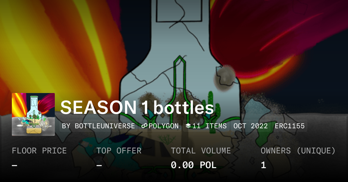 SEASON 1 bottles - Collection | OpenSea