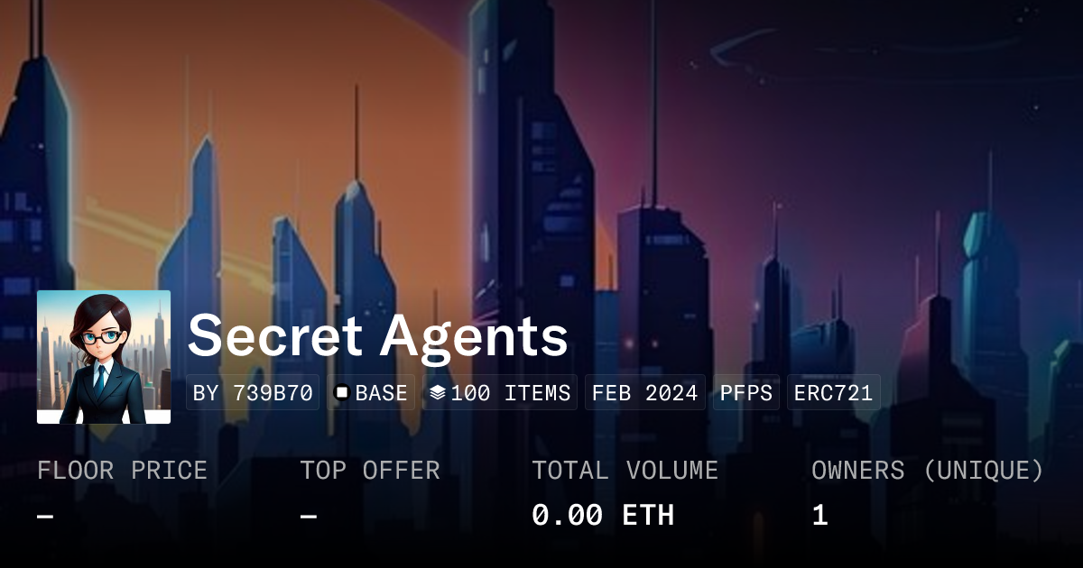 Secret Agents - Collection | OpenSea