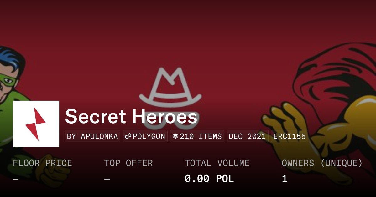 Secret Heroes - Collection | OpenSea