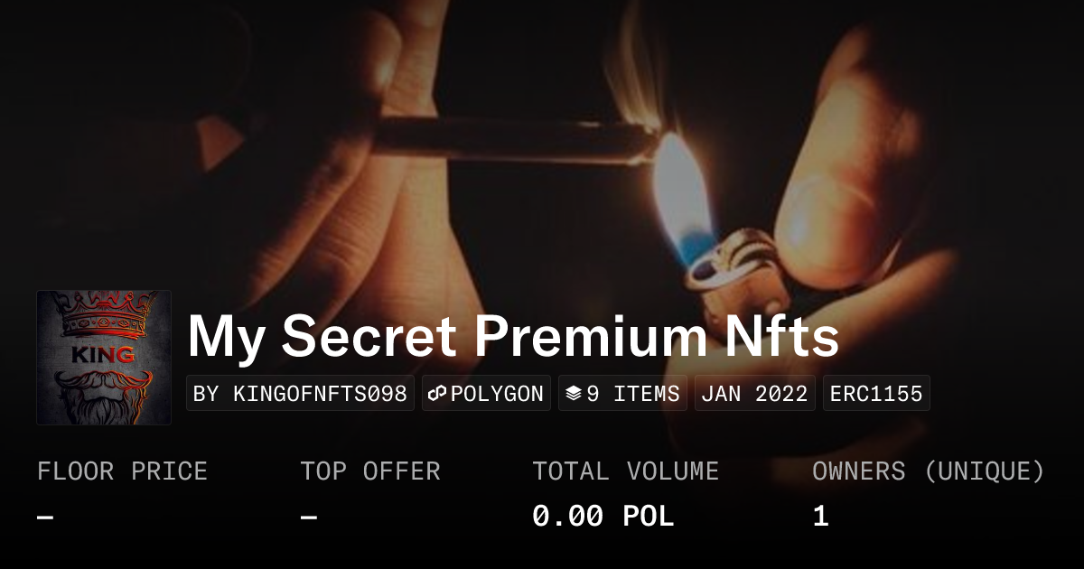 My Secret Premium Nfts - Collection | OpenSea