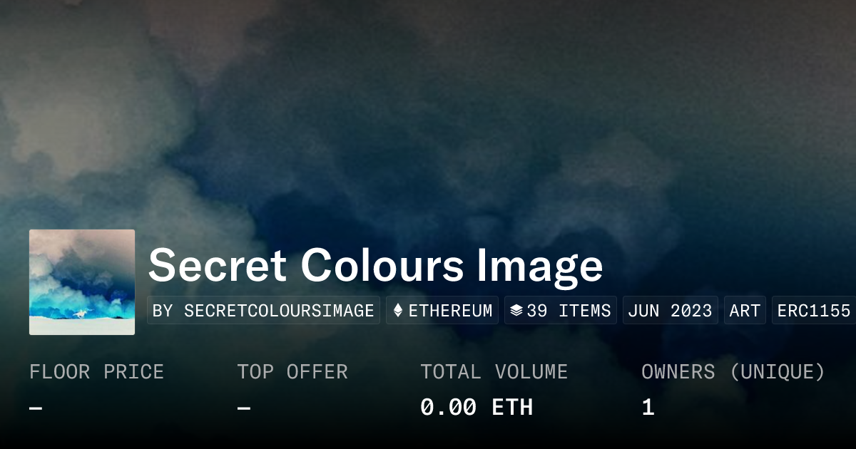 Secret Colours Image - Collection | OpenSea