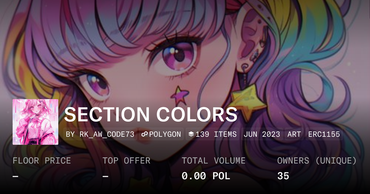 SECTION COLORS - Collection | OpenSea