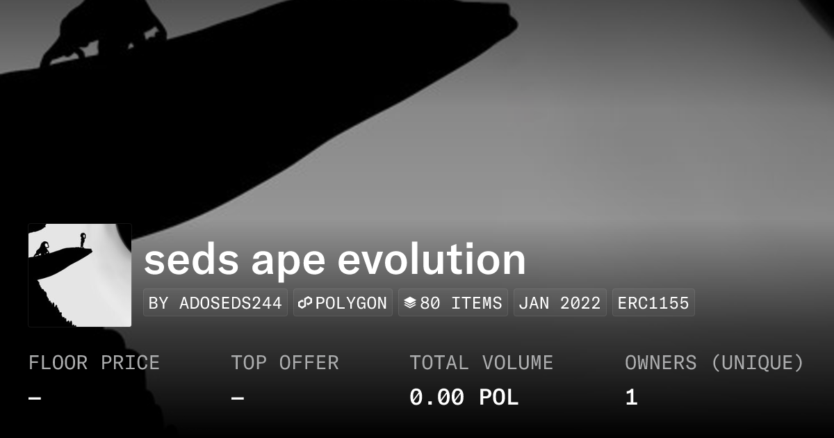 seds ape evolution - Collection | OpenSea